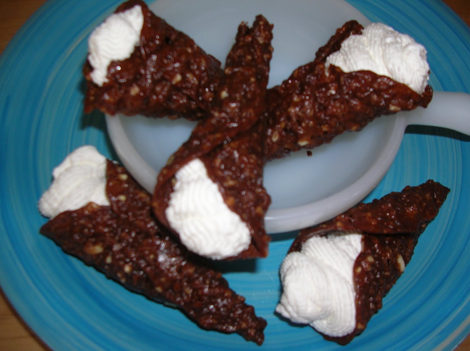 A Year of Cookies: Cookie Recipe #130 - Chocolate Lace Cornucopias