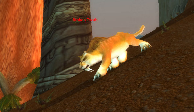 Glimpses of Azeroth: The fastest cat: Broken Tooth