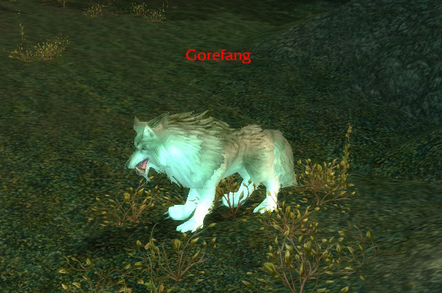 Glimpses of Azeroth: Hunting wolf: Gorefang