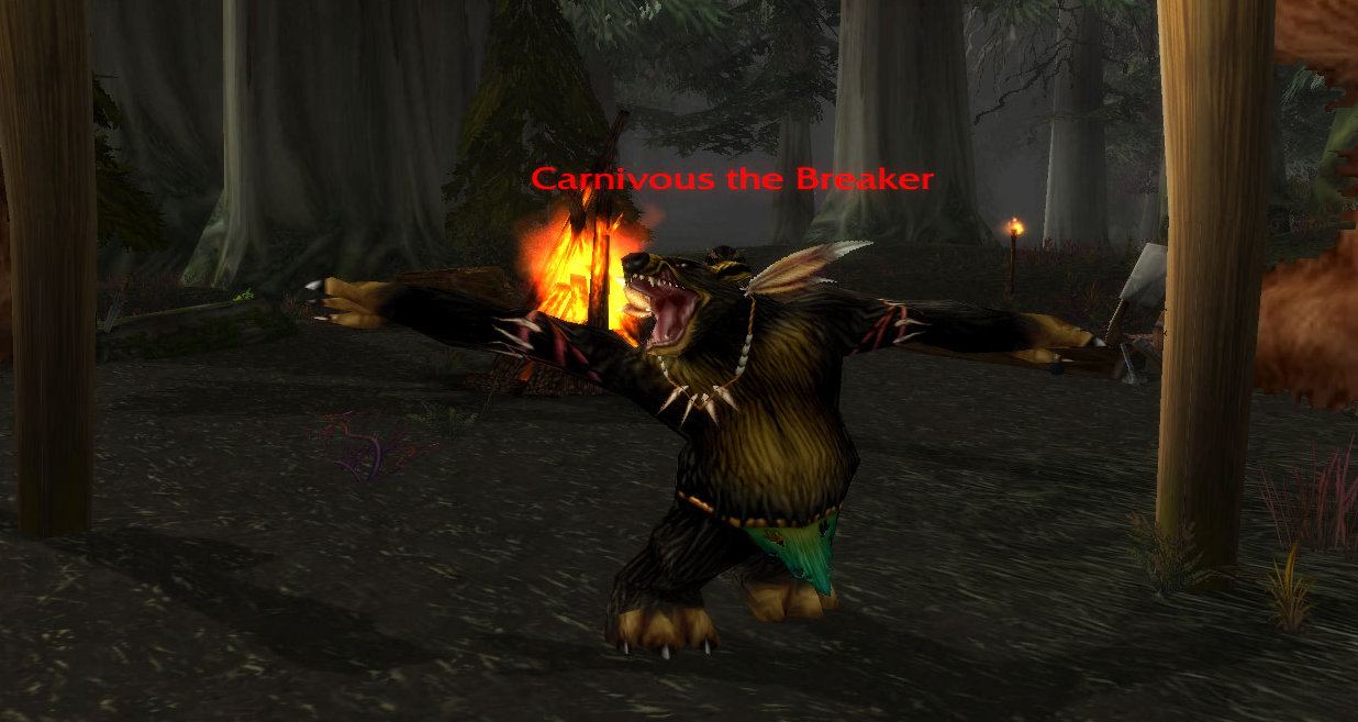 Glimpses of Azeroth: I WILL BREAK HIM! - Carnivous the breaker