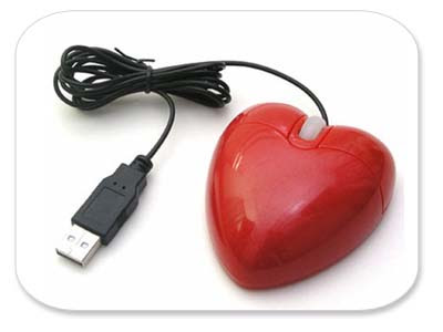 Techitite- Apetite For Hi Tech Gadgets: Lovable USB Heart Mouse