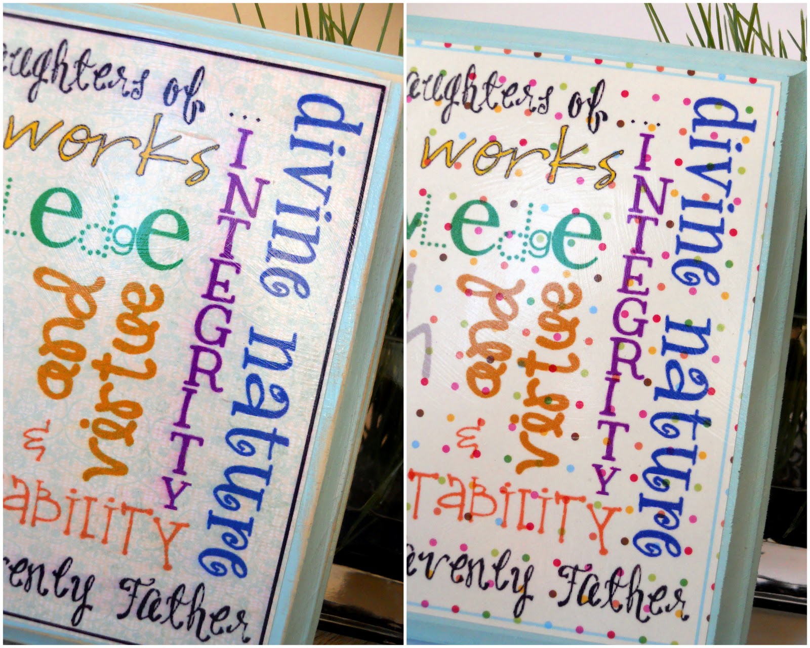 Just Another Hang Up: Young Women Values Plaque & an Important Plaque ...