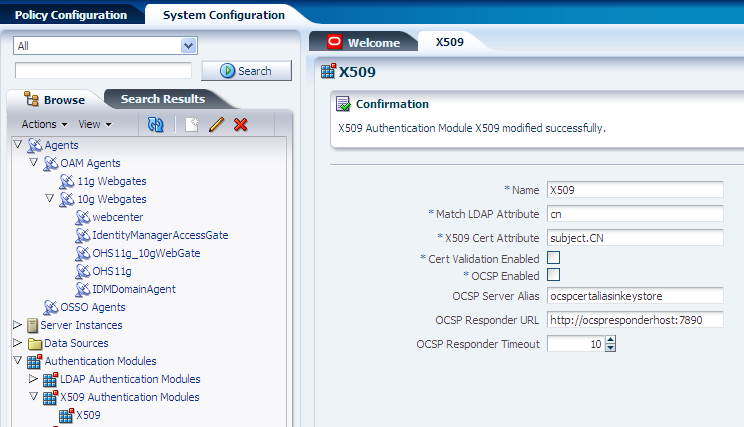 Oracle Fusion Middleware Security: Certificate X509 Authentication in ...
