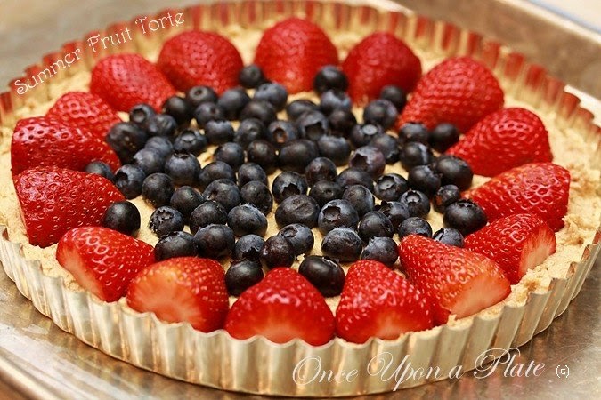 Once Upon a Plate The Recipes: Summer Fruit Torte