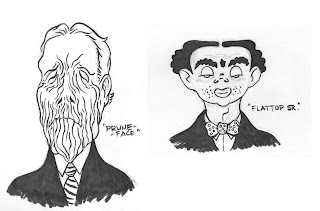 Frogrocket Illustration: Dick Tracy villains