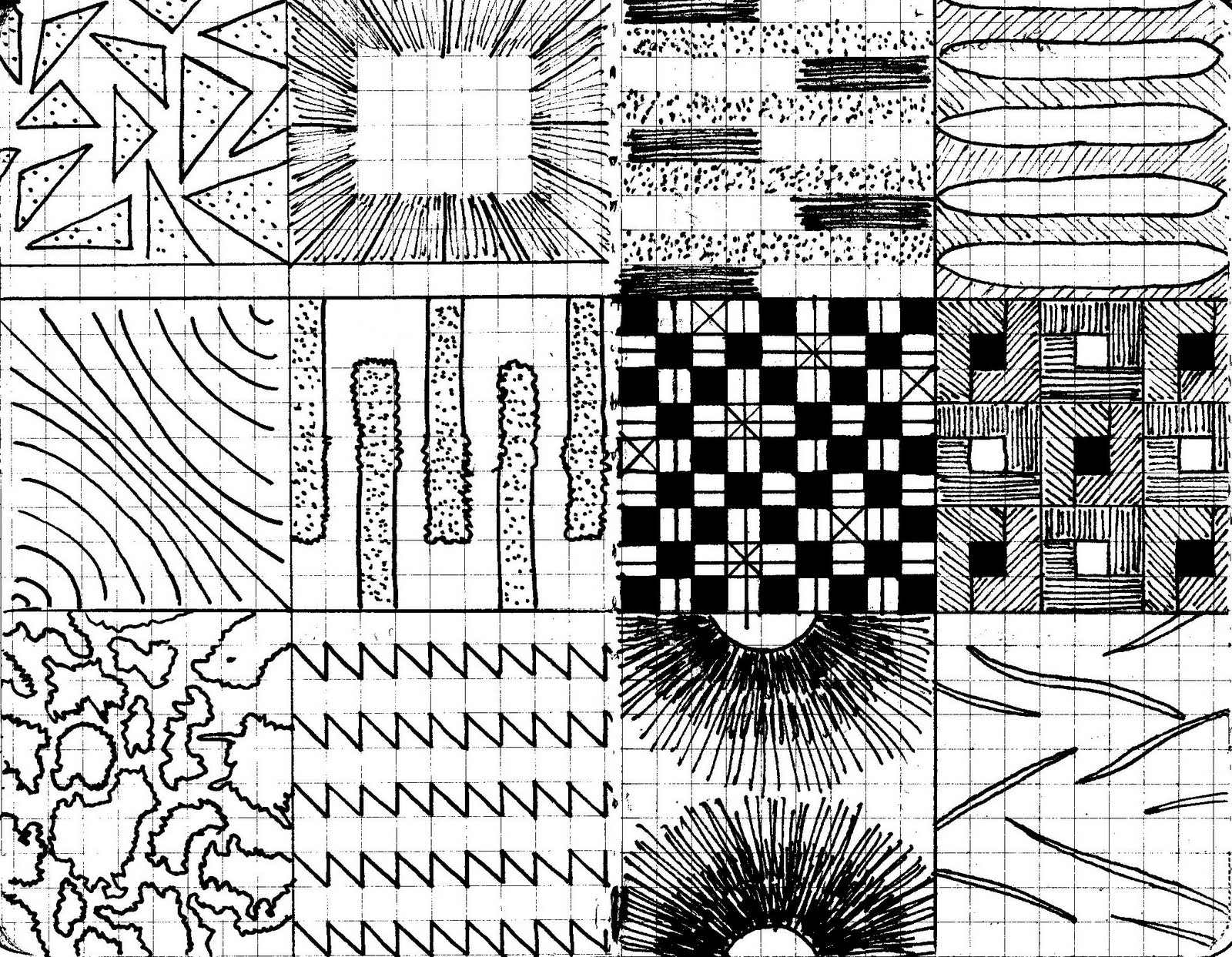 Angus Lloyd Arch UNSW: 36 patterns/textures
