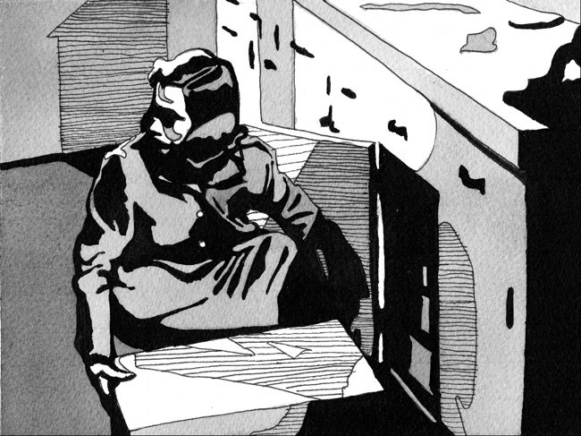 FD 110B: Some Of My "Film Noir" Drawings