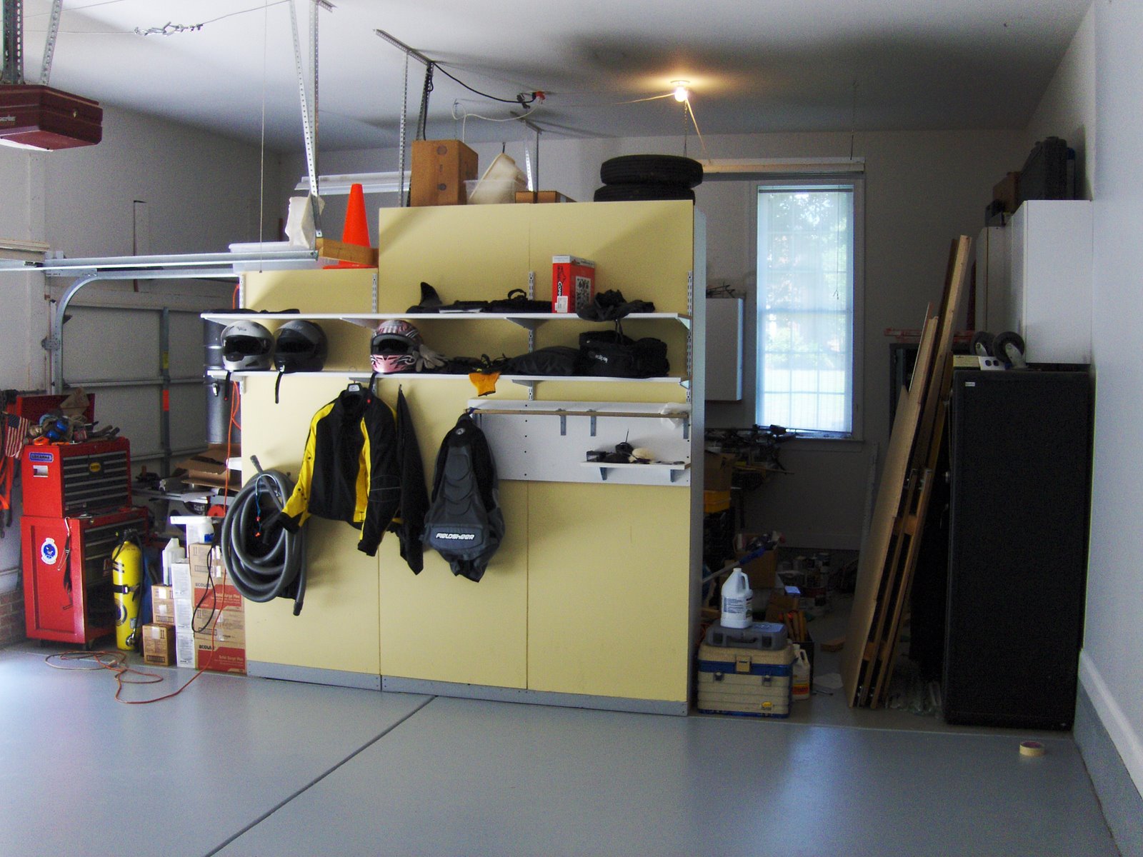 The floor looked pretty good when it was finished.