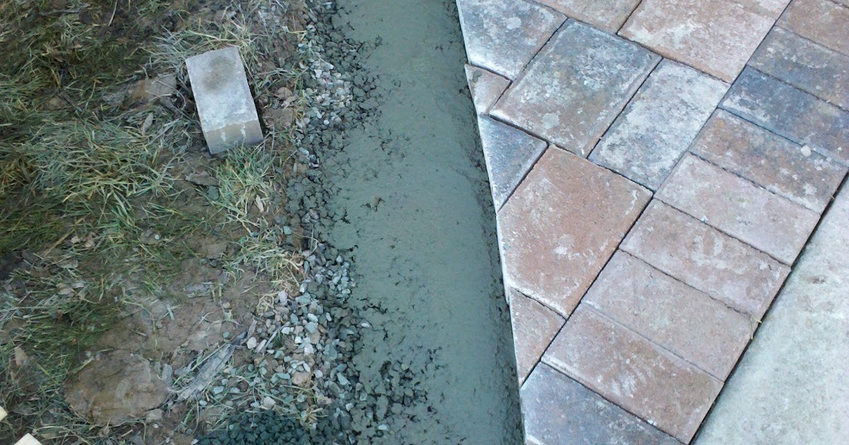 Concrete Edge Restraint For Pavers at Gilberto Mccord blog