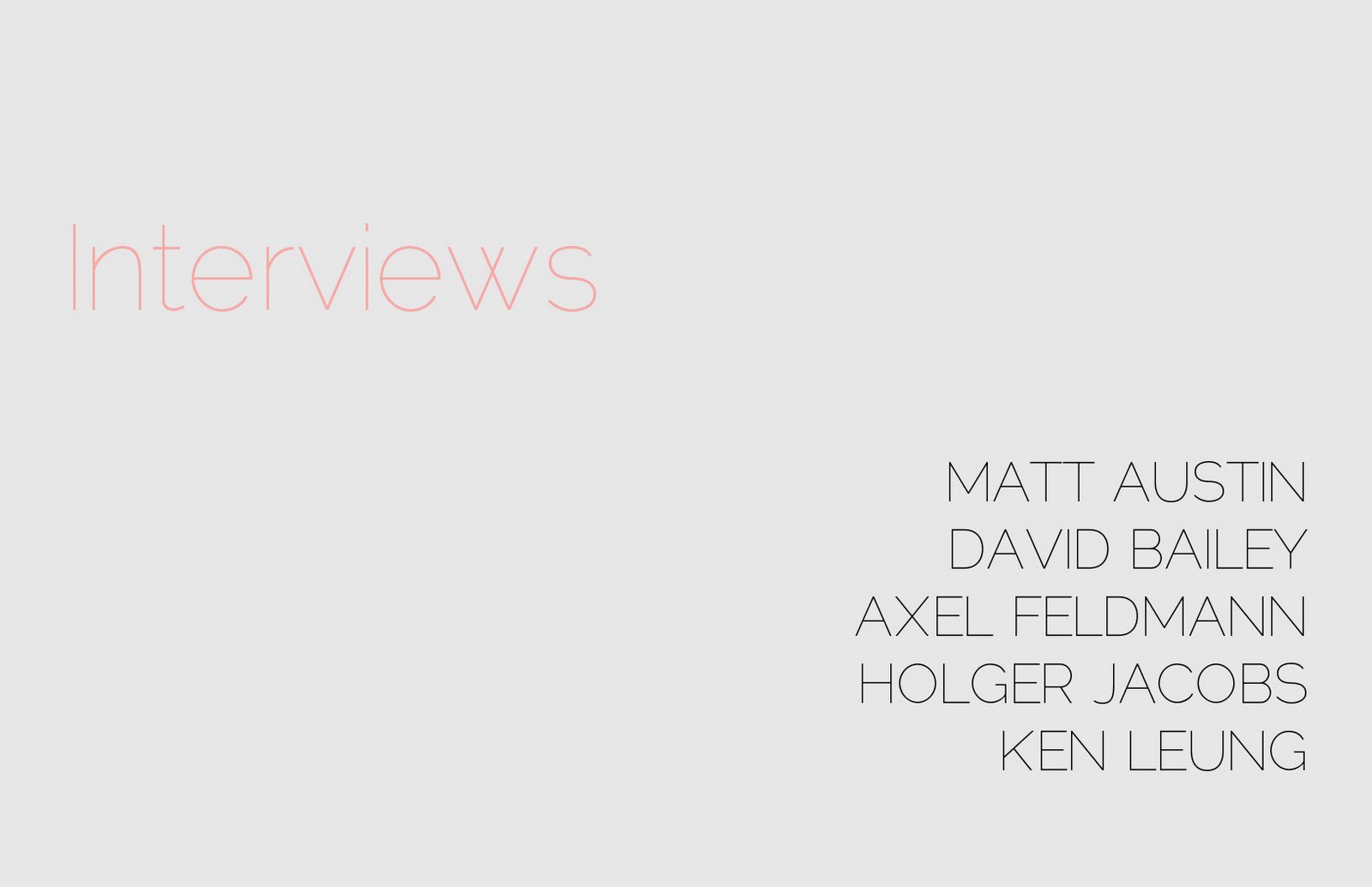 Design Context: Final Interview Layouts
