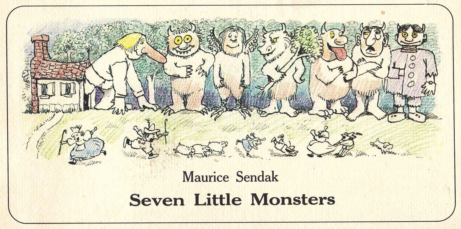 Vintage Kids' Books My Kid Loves: Seven Little Monsters
