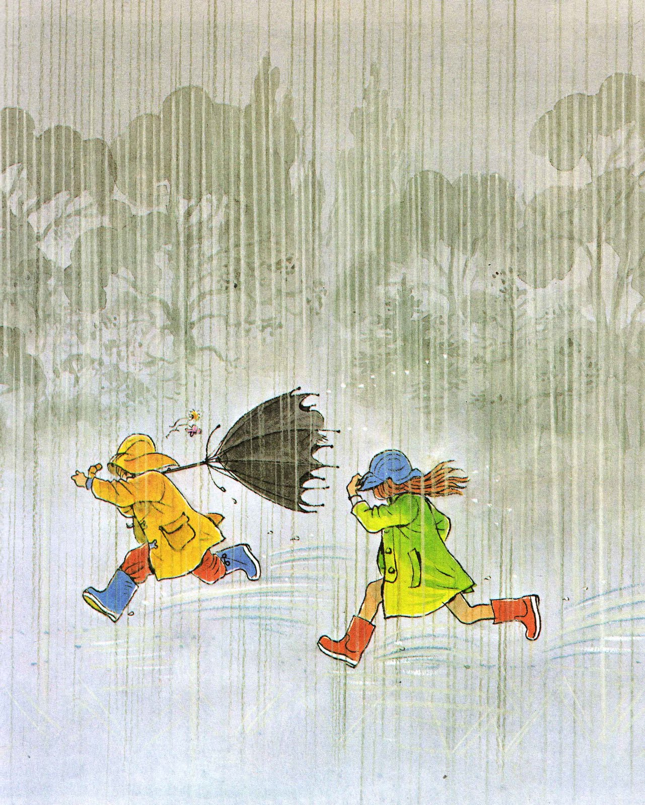 Vintage Kids' Books My Kid Loves: Rain