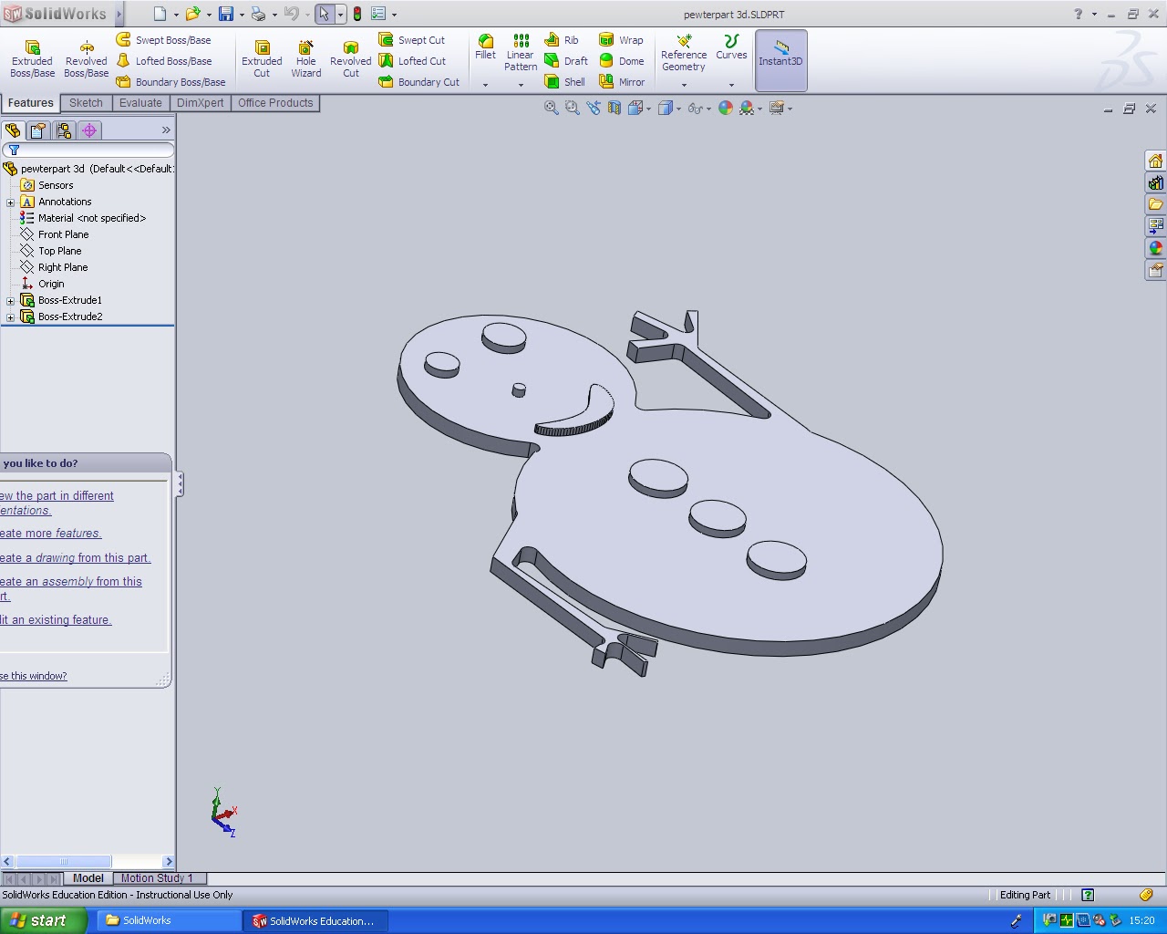 Nilesh - Product Design 2 ~ Module Task 2 - CAD: Pro/DESKTOP ...