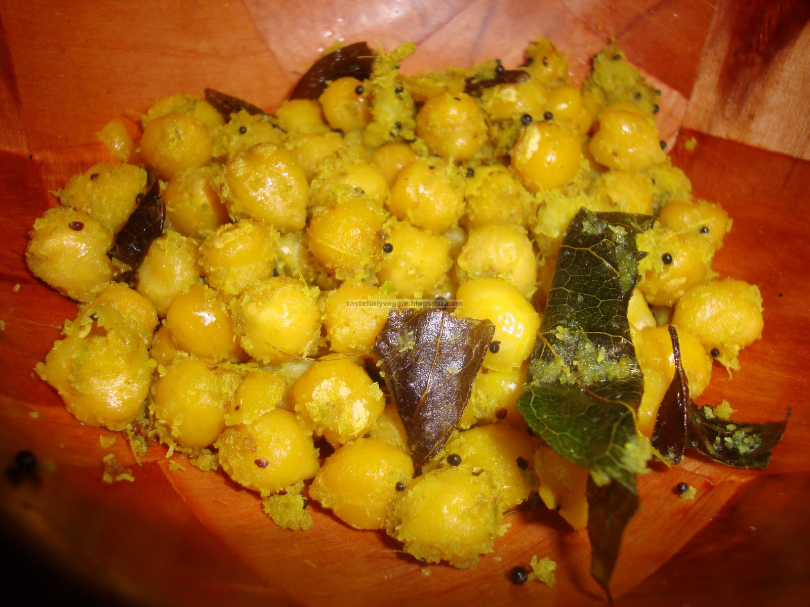 Tastefully Veggie ...: Channa Sundal (Chickpea Salad)