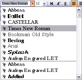 WORDPAD: ESTILOS Y TAMAÑOS DE LETRAS