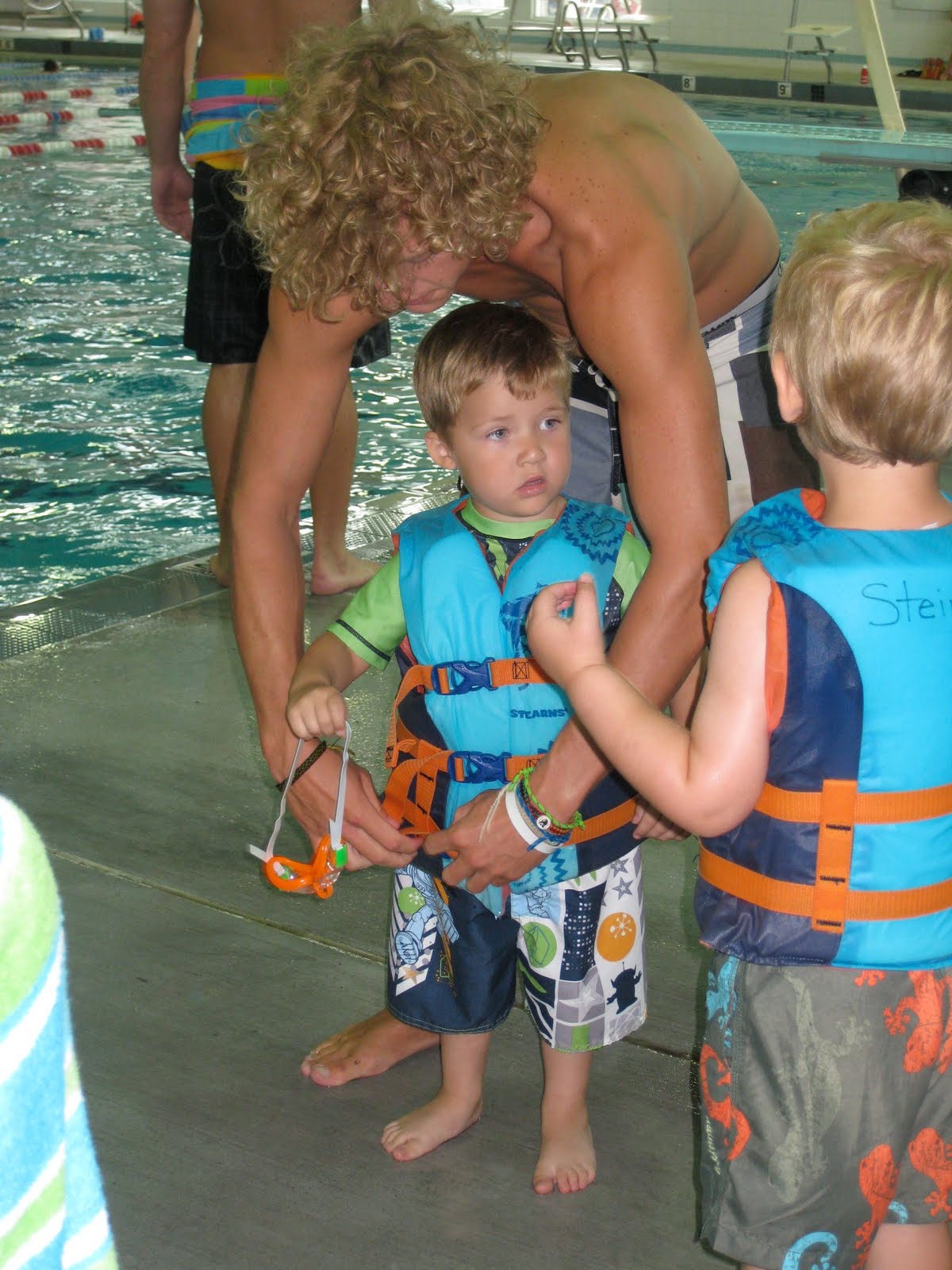 Sarah, Christopher, Jared & Carlin: Preschool Level 2 Swim Lessons
