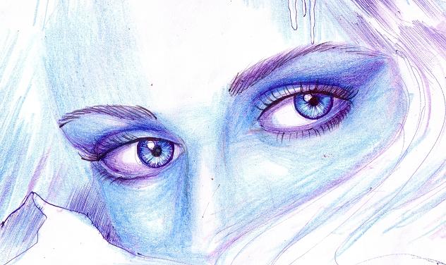 My drawings and pintings of winter