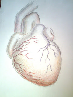 Grafica si pictura de Corina Chirila: O inima