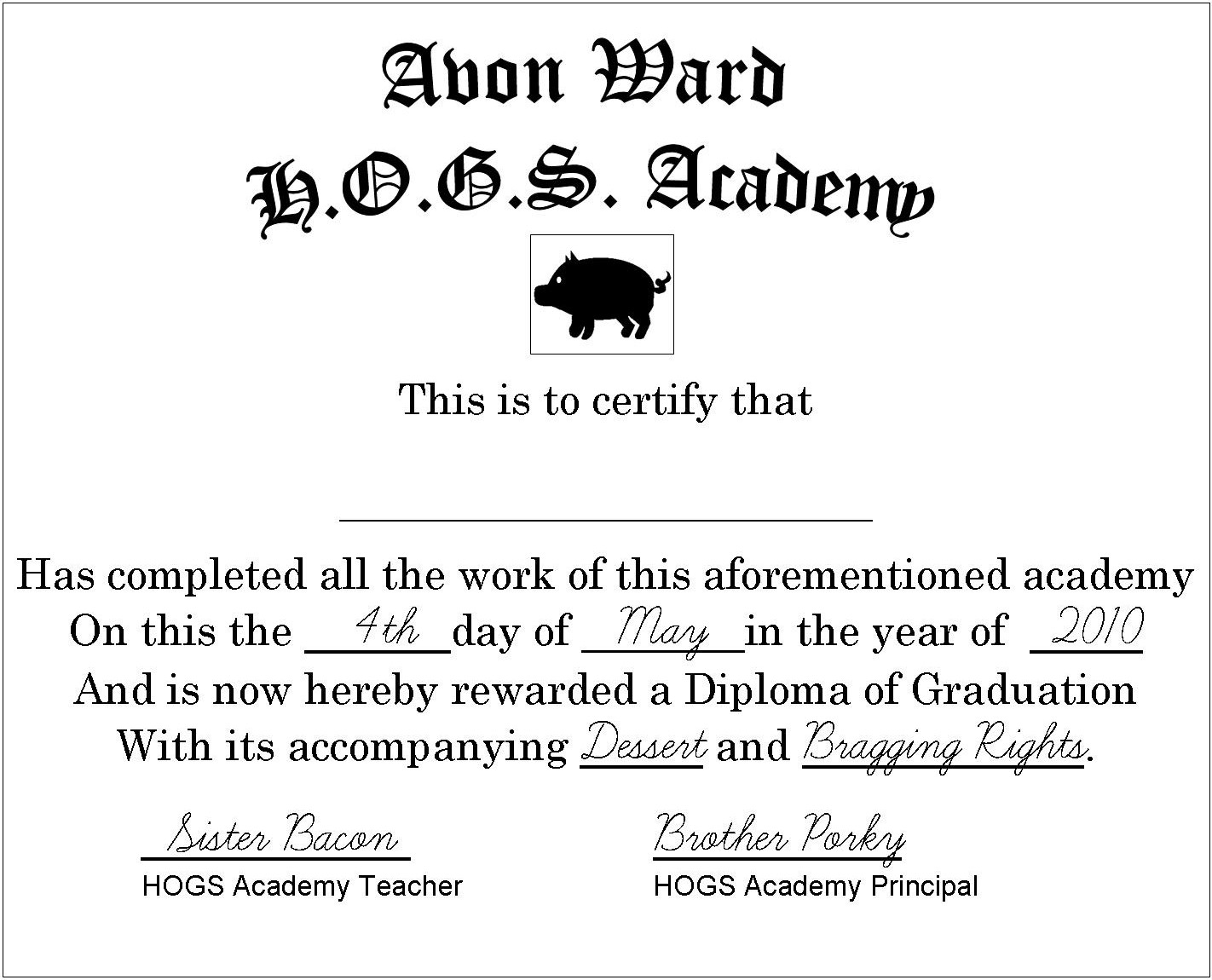 The Daley News: H.O.G.S. Night: Honoring Our Graduating Seniors