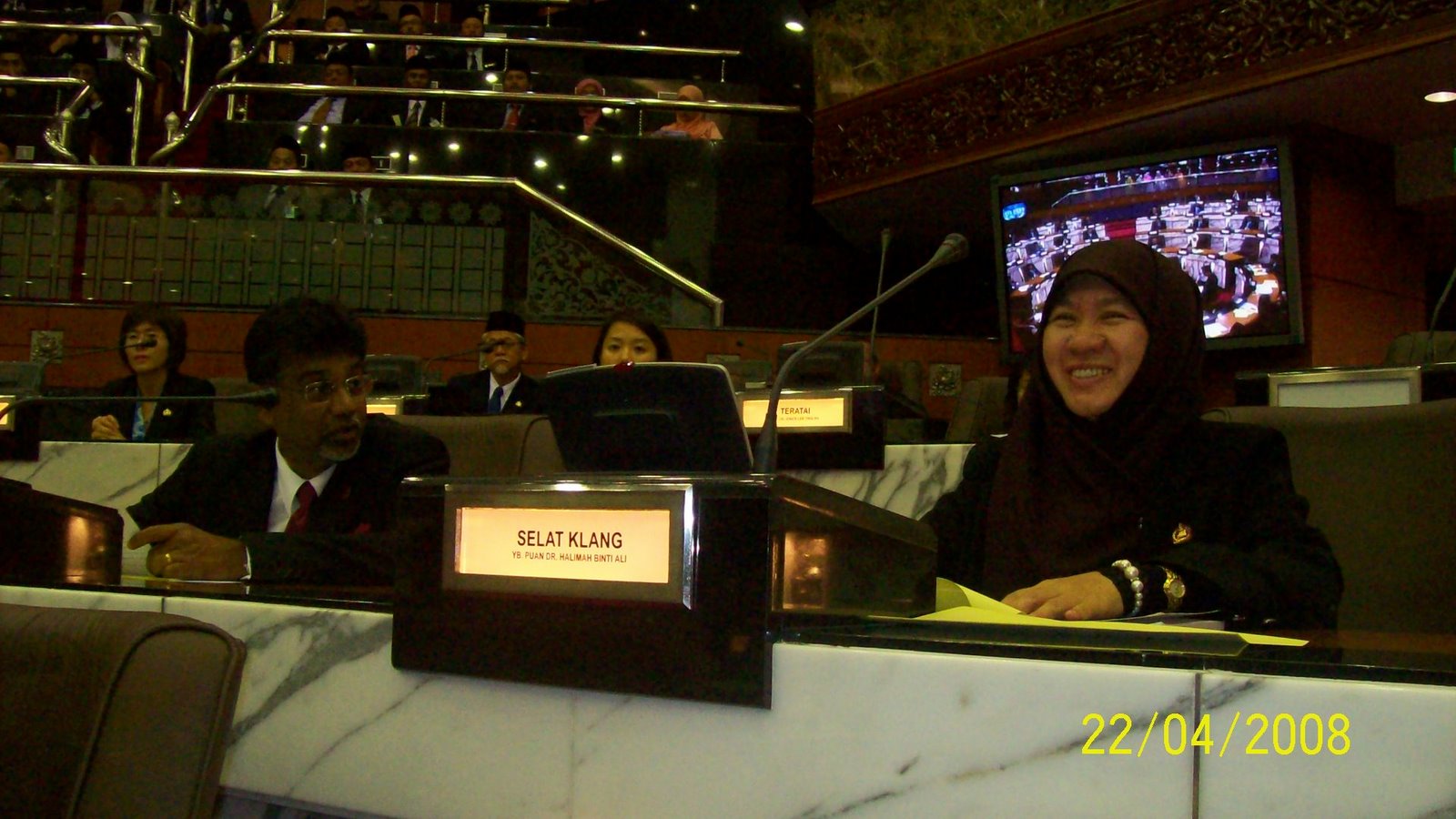 Aktiviti pada 22/04/08: Mesyuarat Pertama Penggal Pertama DUN ke 12 ...