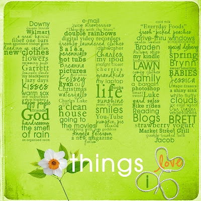 It's a Beautiful Day: Things I love