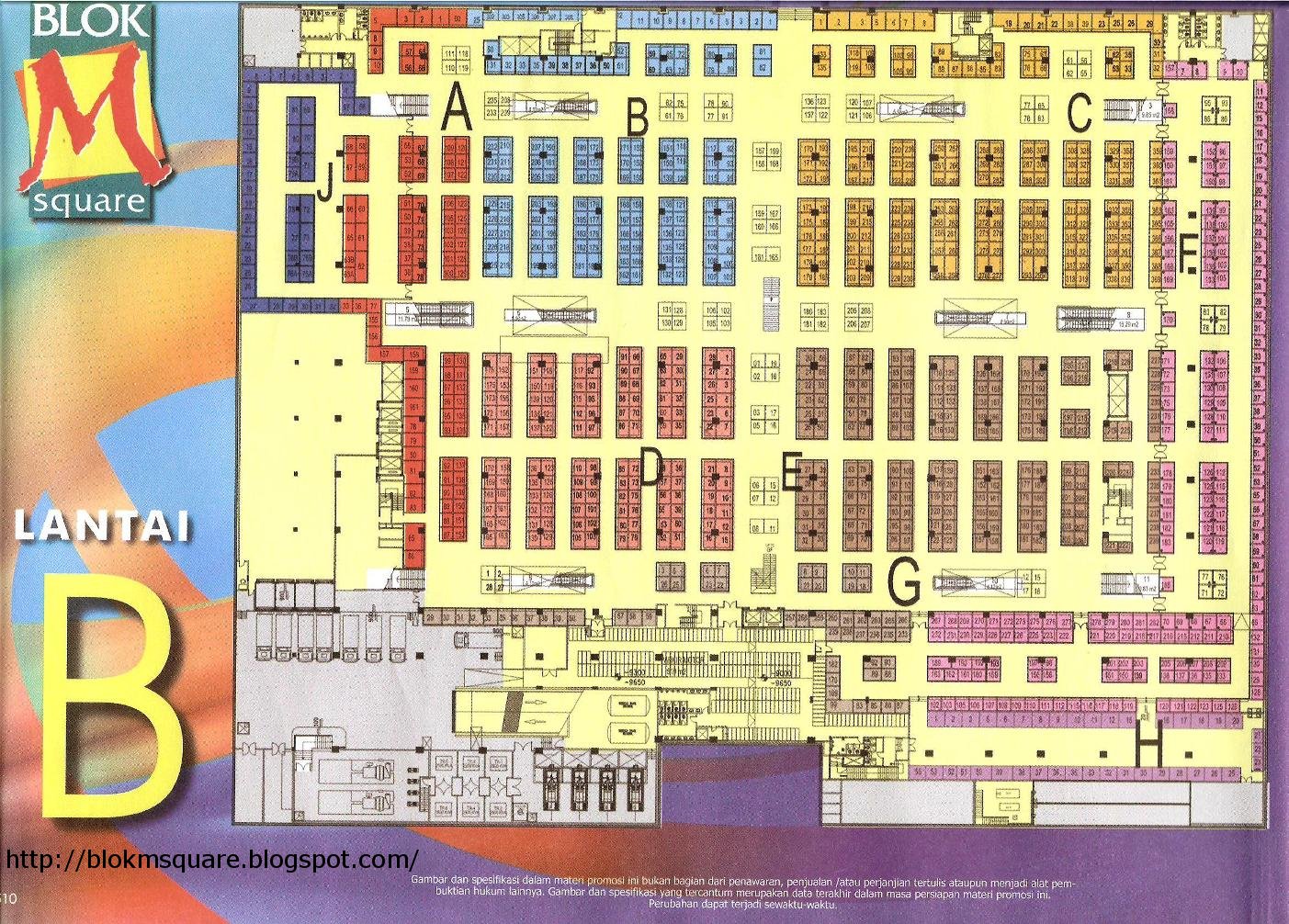 Blok M Square: Lantai 1 Blok M Square