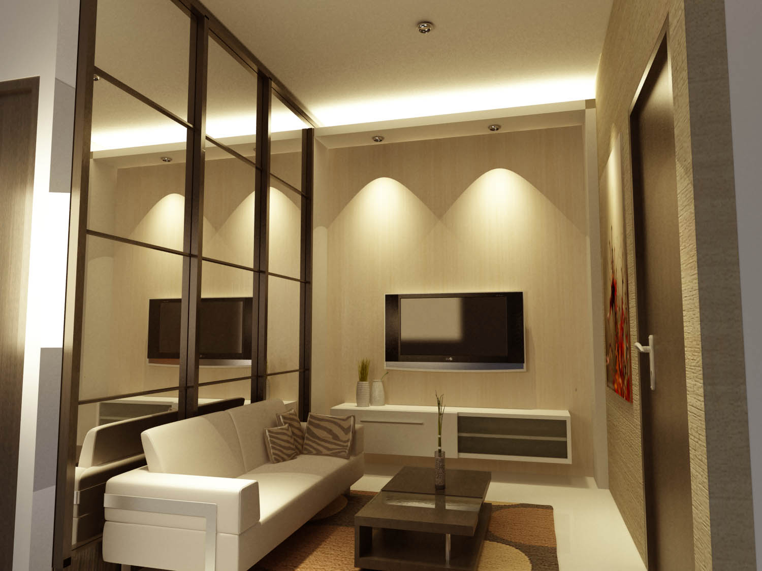 APARTEMEN MENTENG SQUARE: Contoh Layout Ruangan