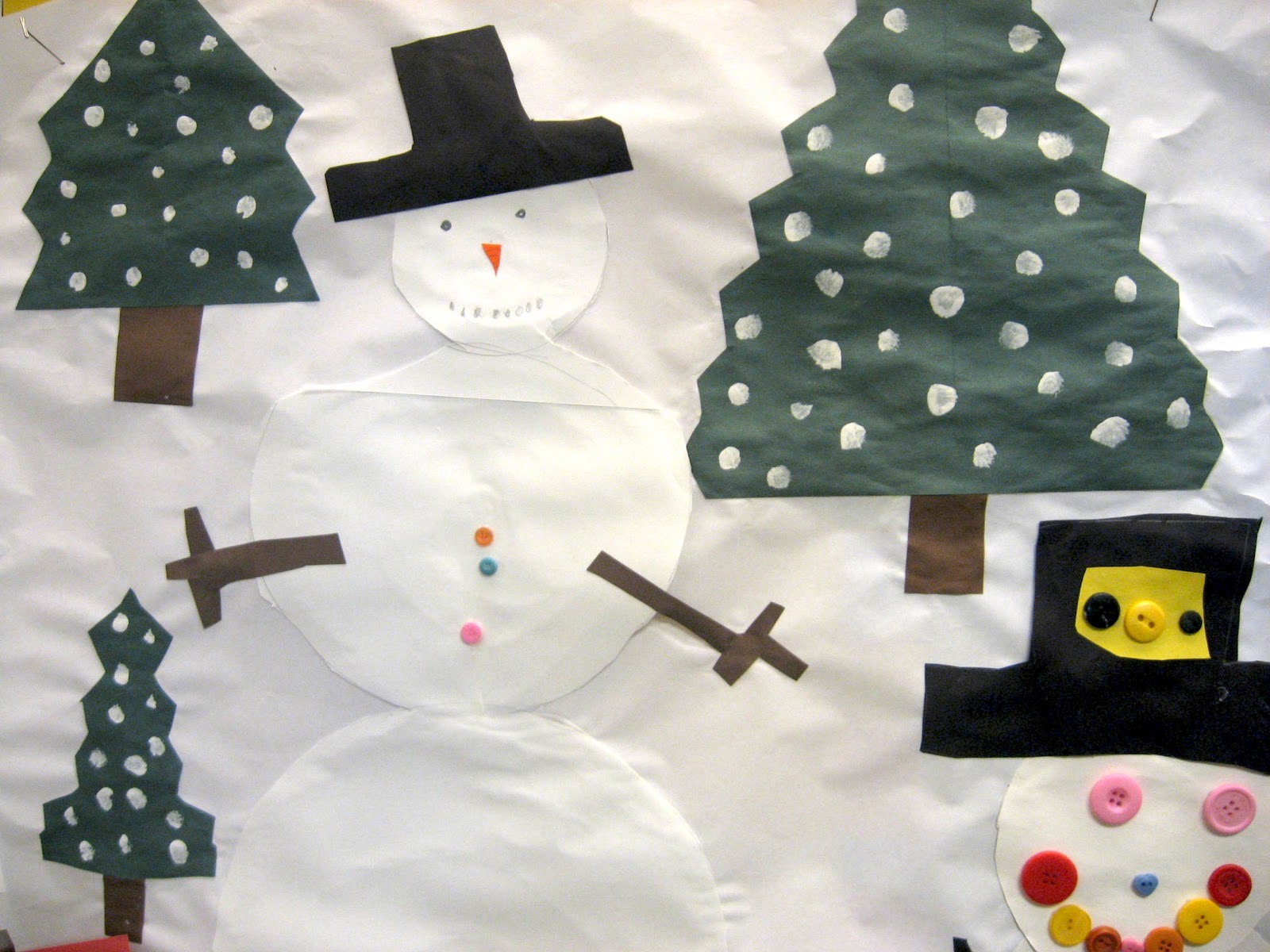 Art is Basic-- Art Teacher Blog: Winter Murals