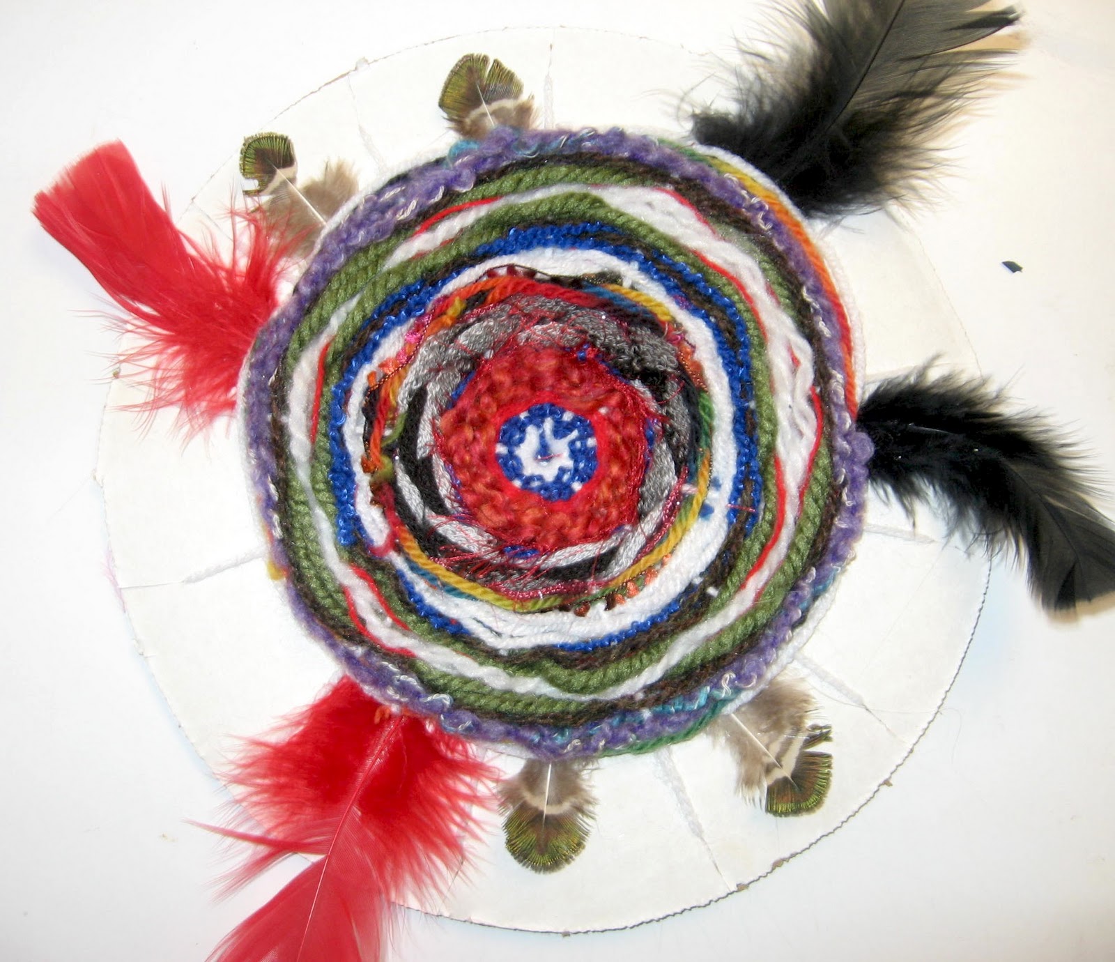 Art is Basic-- Art Teacher Blog: Circular Weaving