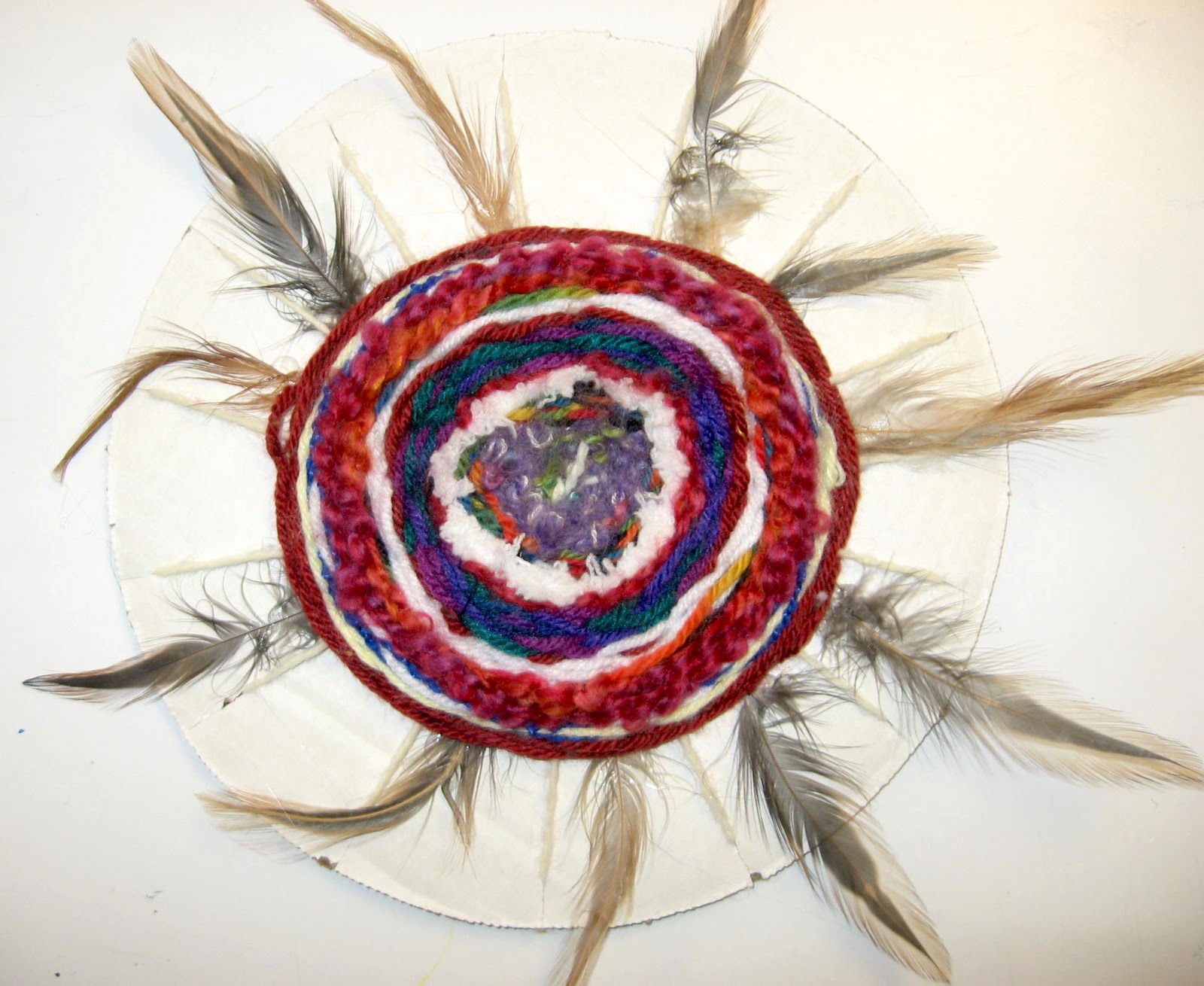 Art is Basic-- Art Teacher Blog: Circular Weaving