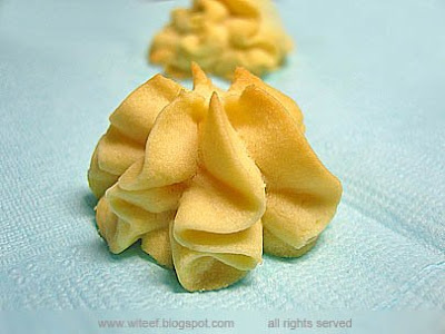 Piped Butter Cookies | Florence's Blog