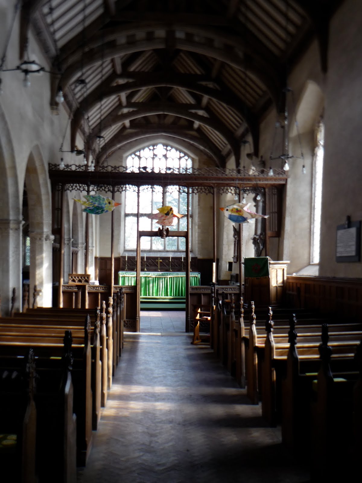 Bowthorpe Roots: Inside the original medieval church...