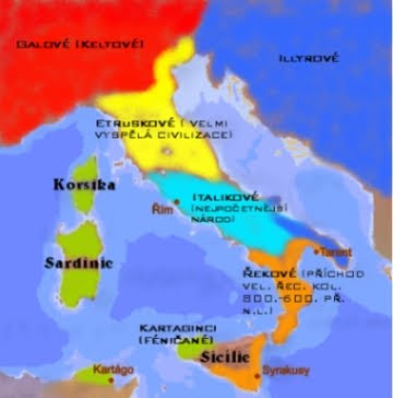 annakonigova: 1. Doba předřímská - osídlování apeninského poloostrova