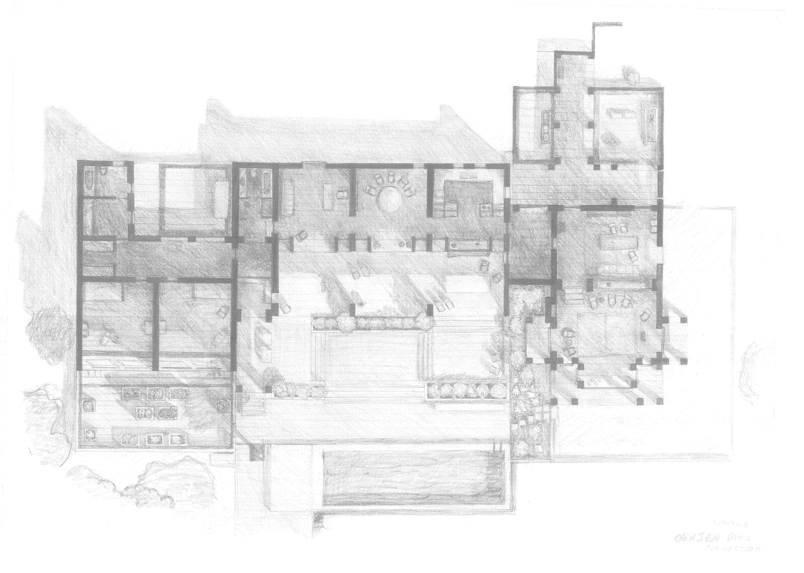 veronica ho: researching poche drawings.