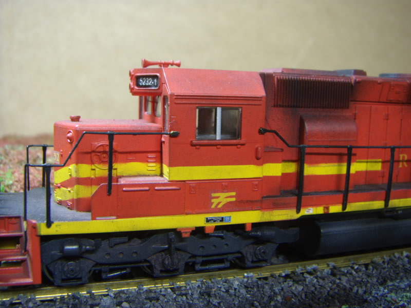 RICA RDF Ferromodelista: SD40-2 #5232 RFFSA