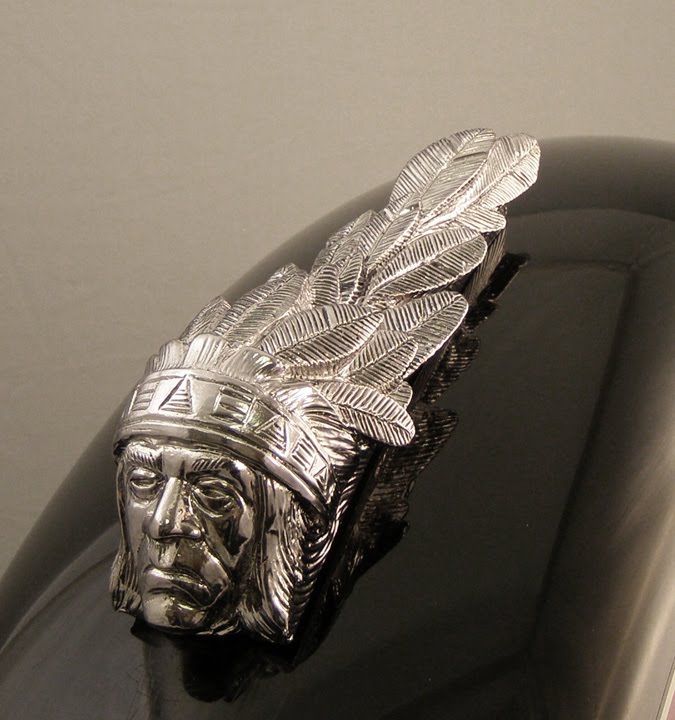 American Fender Art: Indian and Headdress Fender Ornament