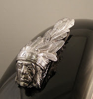 American Fender Art: Indian and Headdress Fender Ornament