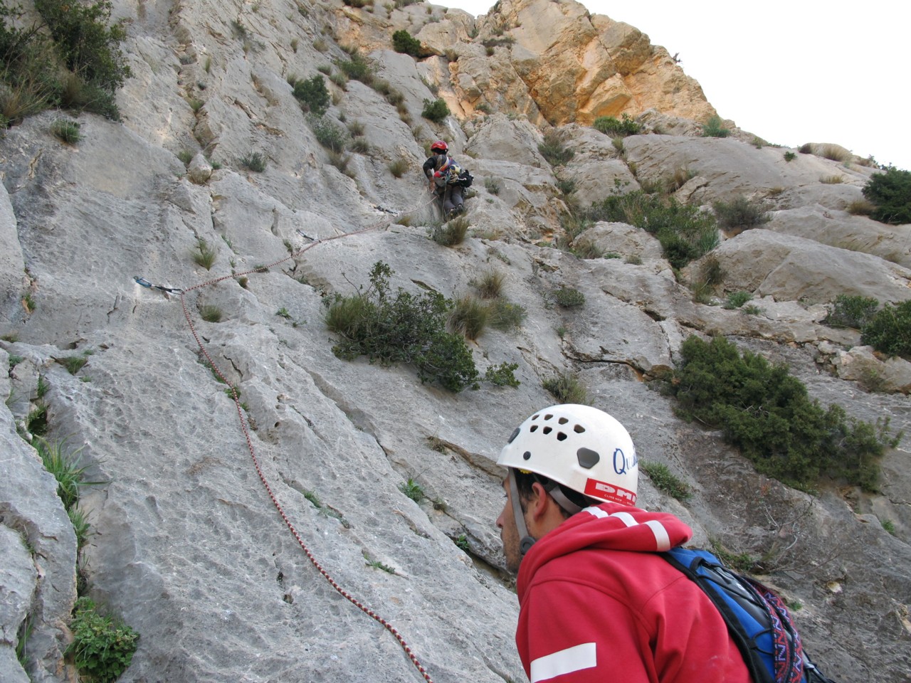 enriquemonte: LEIVA, VIA CARRILLO-CANTABELLA, 6a, 200m. Murcia, SEMANA ...
