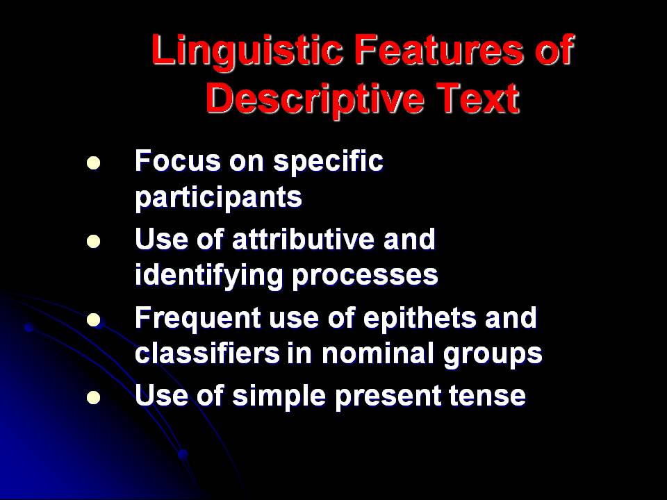 MATERI BAHASA INGGRIS SMA N 1 PLERET: Descriptive text