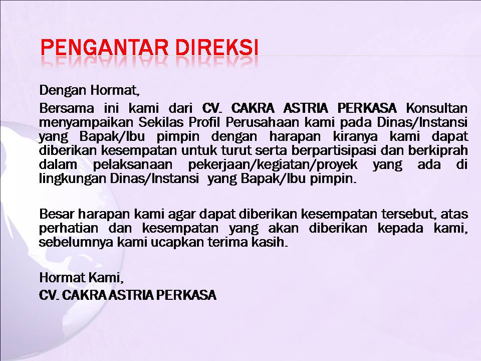 CV. CAKRA ASTRIA PERKASA