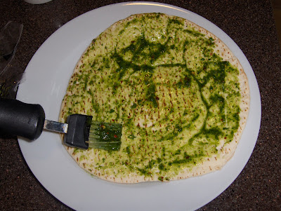 Tempting My Palate: Lebni dip with herb grilled flatbread