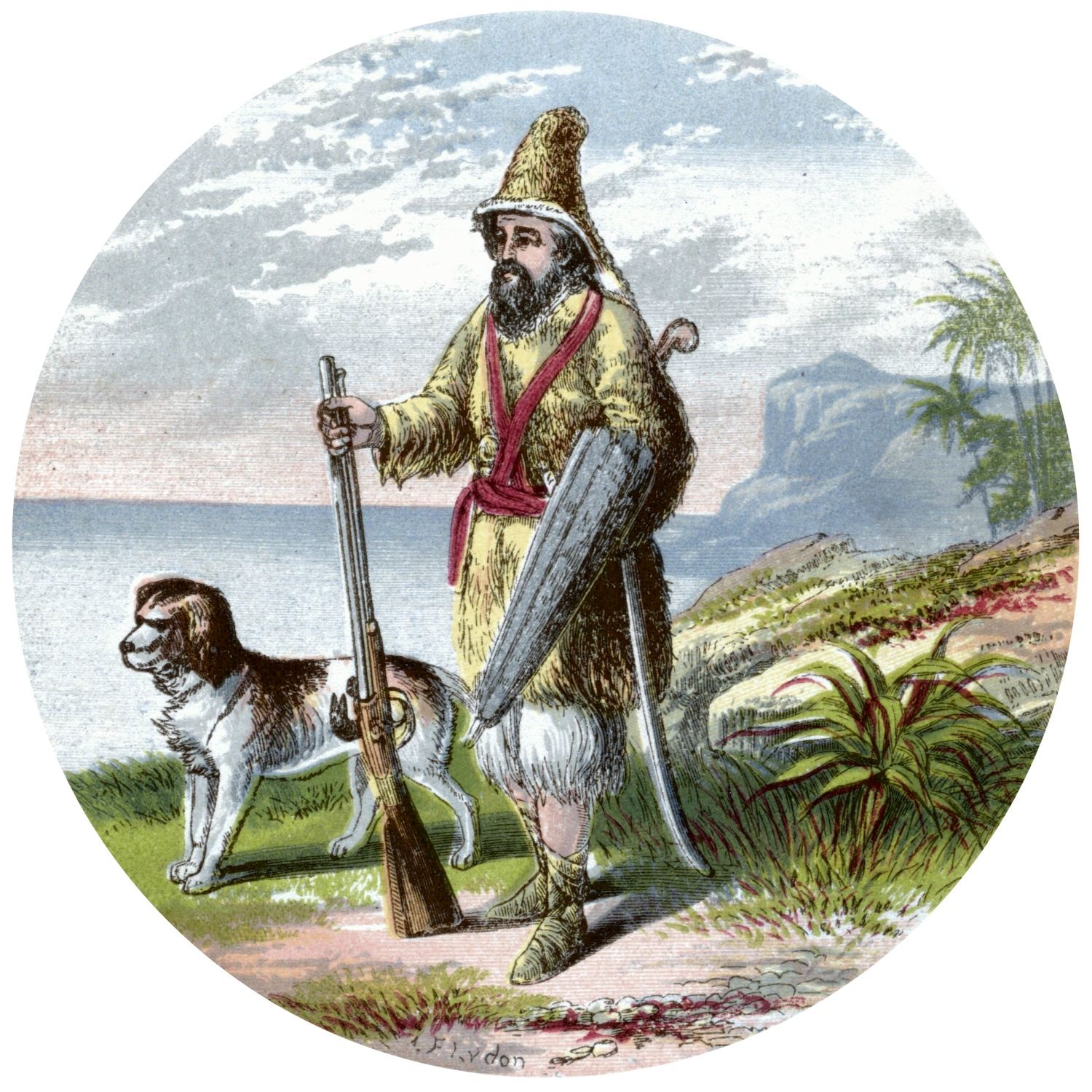 Old Books Images Robinson Crusoe 1865 Old Books Images Robinson Crusoe 1865