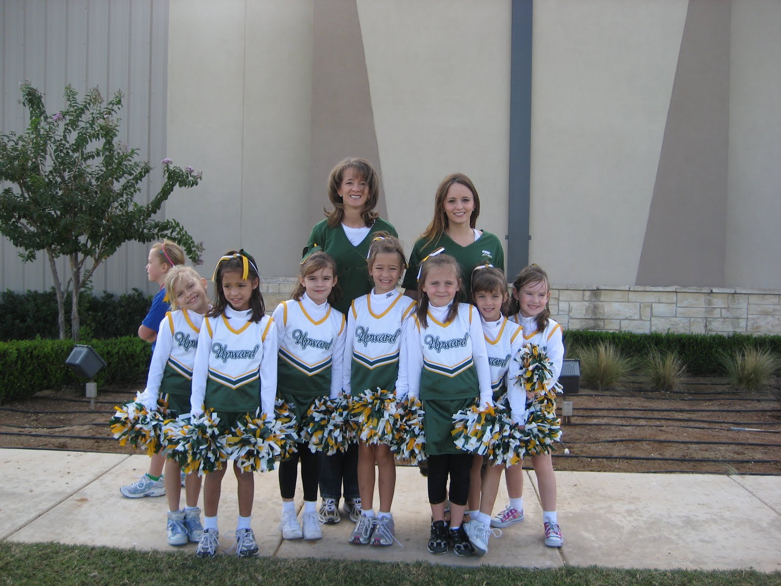 Going Green - The Green's Life: Upward Cheerleading