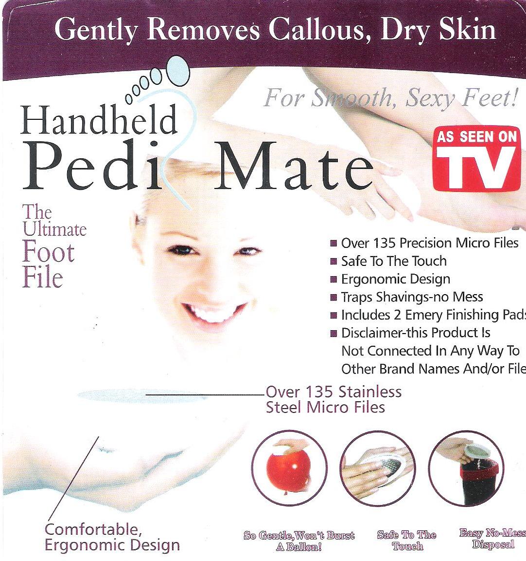 Smooth Sexy Feet, Callous-Free! with Pedi-mate footfile - Supermodels ...