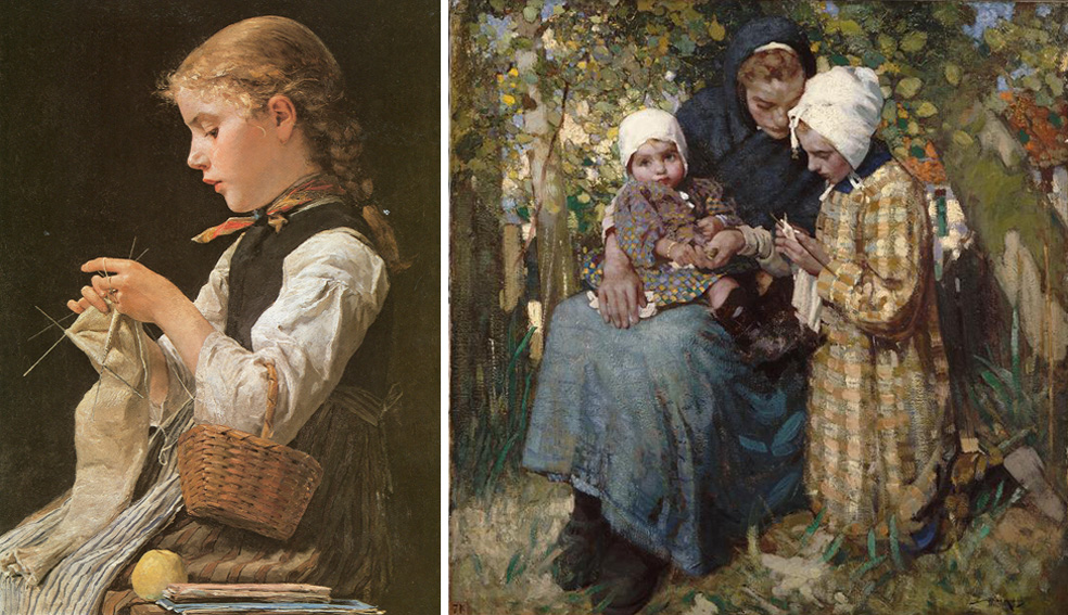 Les Petites Mains, histoire de mode enfantine: Histoire du tricot (3 ...