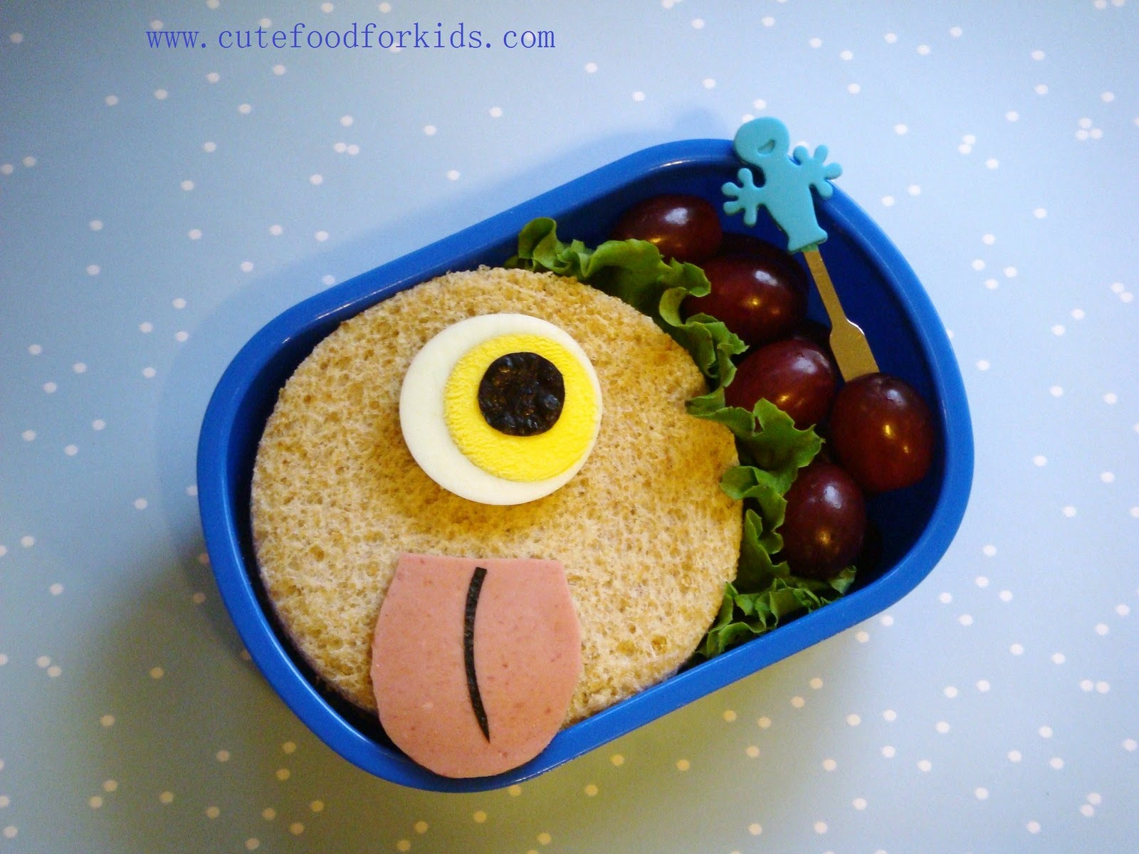 Cute Food For Kids?: There Is A Monster In My Lunch Box!