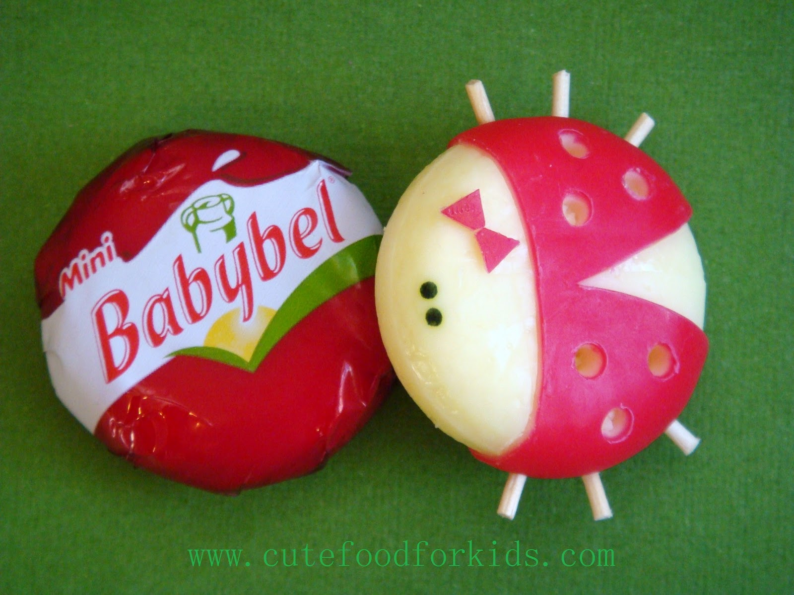 Cute Food For Kids?: Babybel Cheese Ladybug