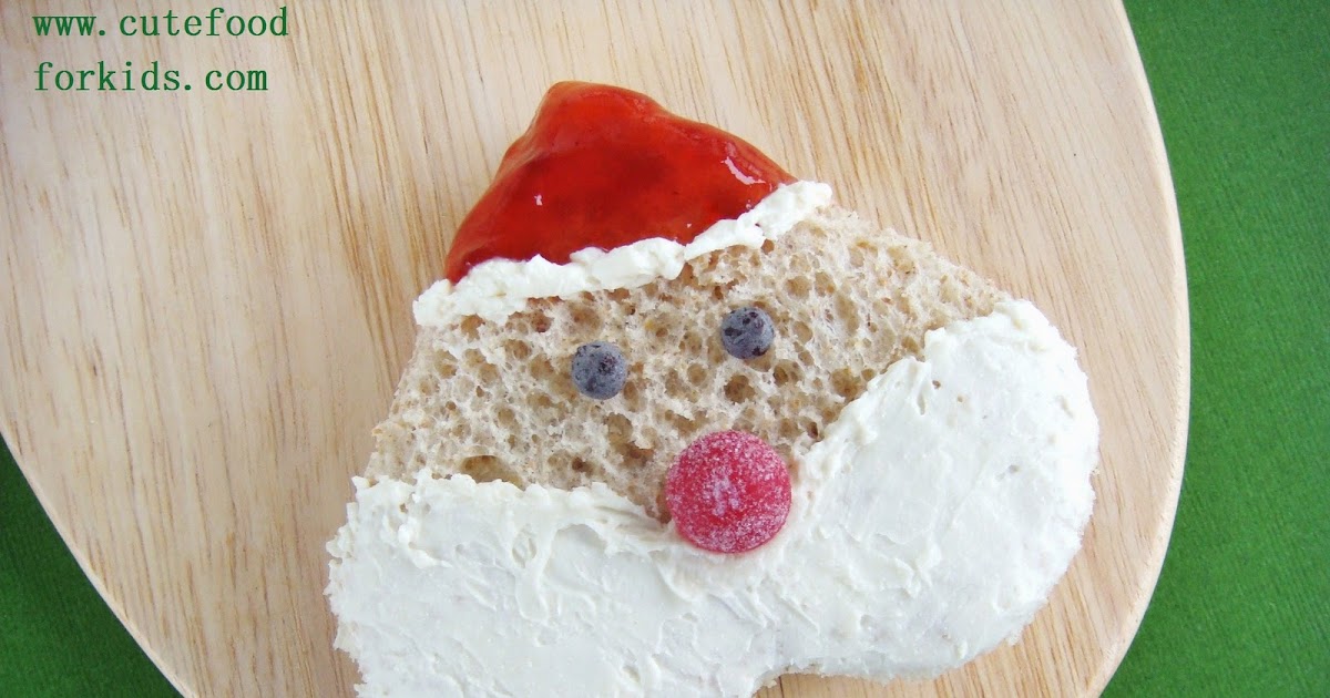 Cute Food For Kids?: Santa Sandwich