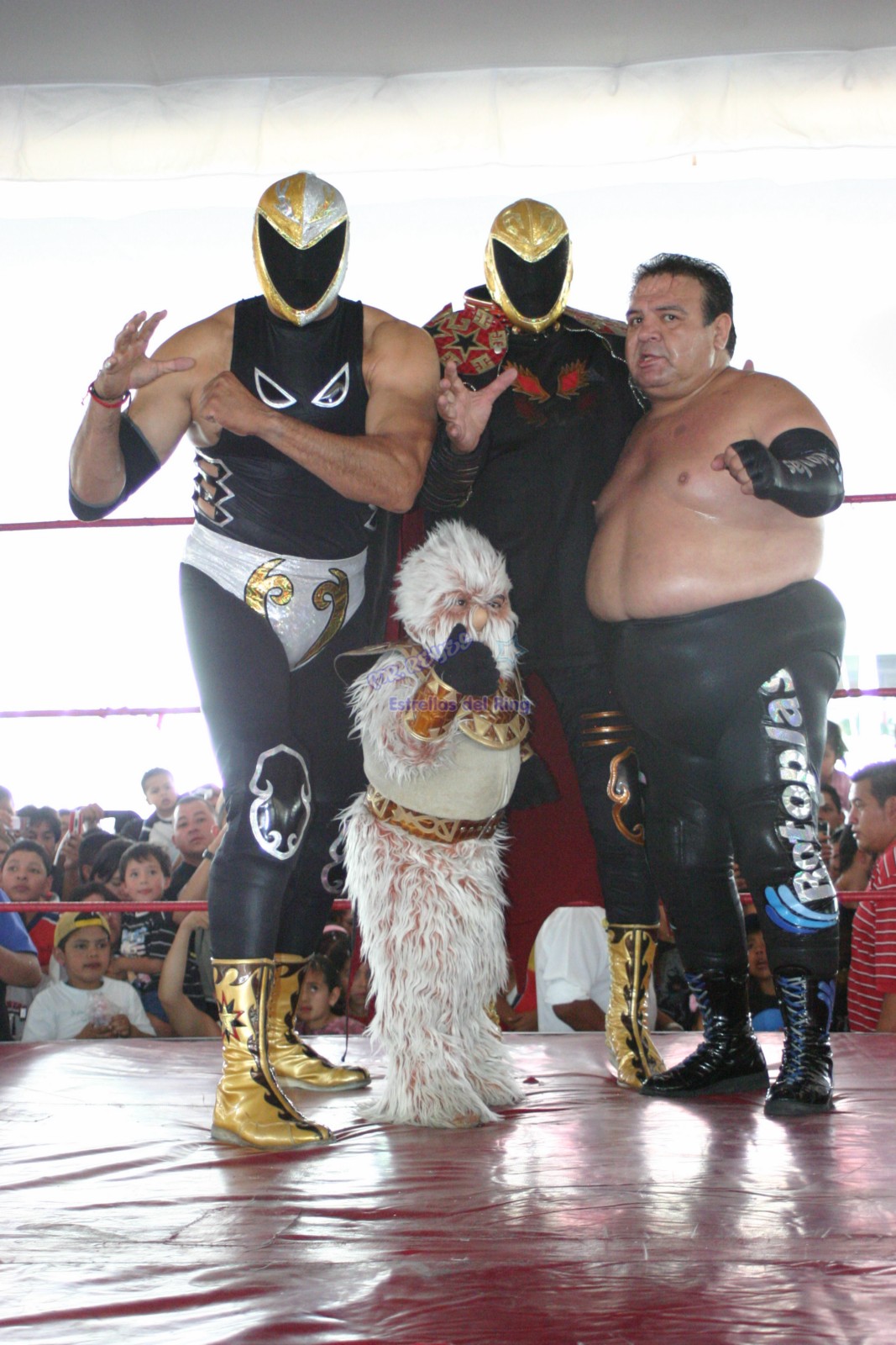 ESTRELLAS DEL RING.: En su dia los Tinieblas con Alushe y Porky ...