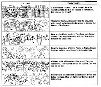 English for primary teachers and children: BONFIRE NIGHT - GUY FAWKES
